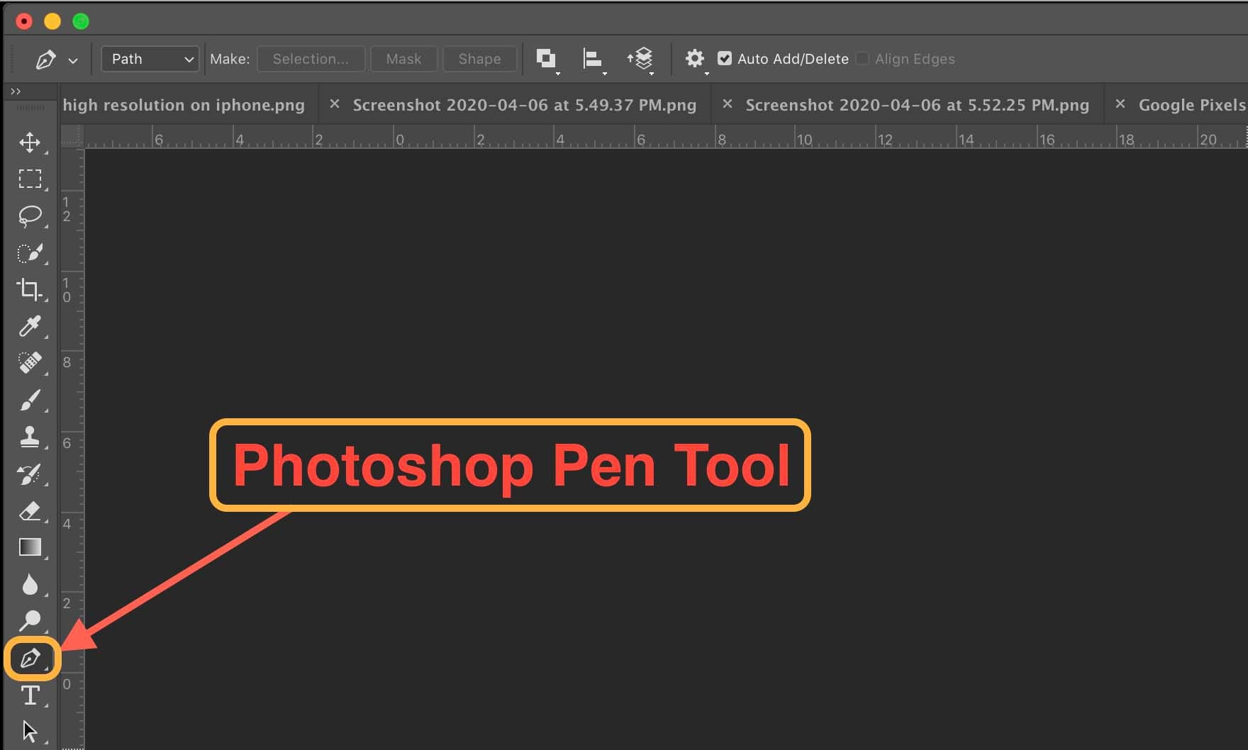 PHOTOSHOP TUTORIAL: HOW TO USE THE PHOTOSHOP PEN TOOL - Clipping Path ...